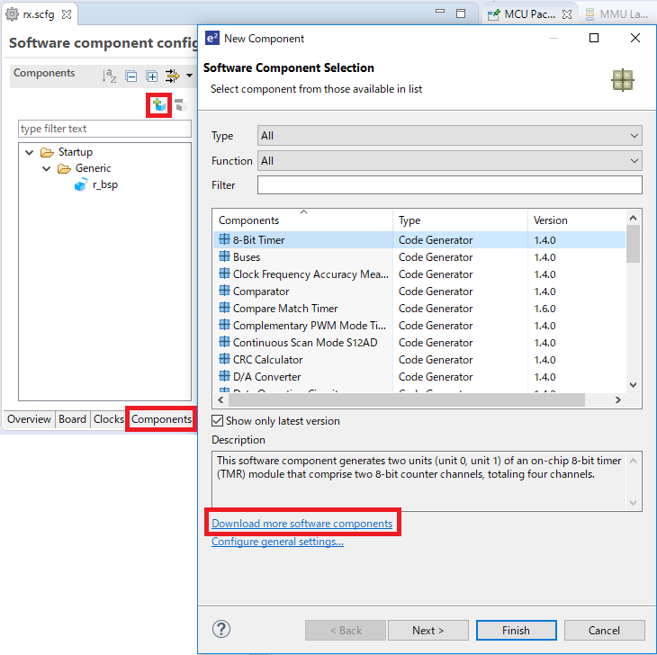 b. Select the region, and log in to your account using My Renesas ID.