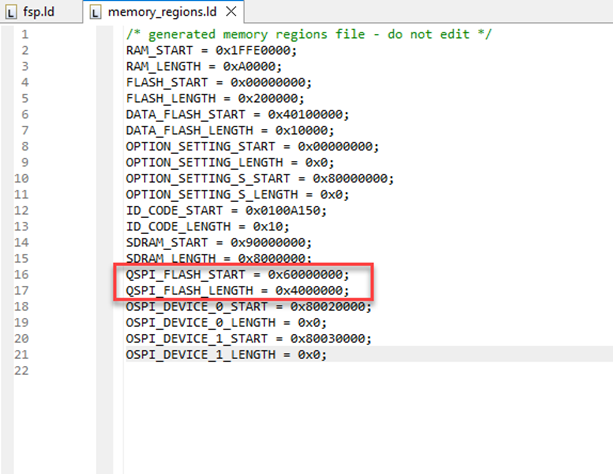 Place AppWizard resources into QSPI flash.