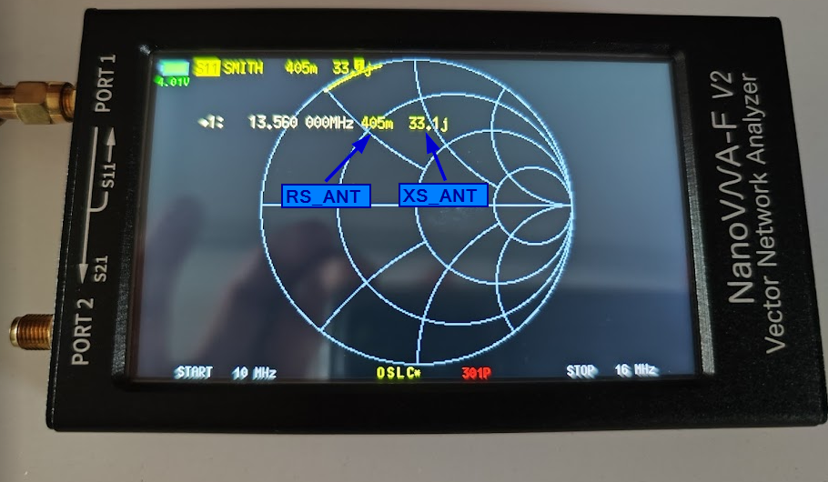 Measuring ANT_SR (Antenna Self Resonance):