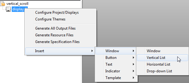 After creating your list, in the handler from the user input, enable ...