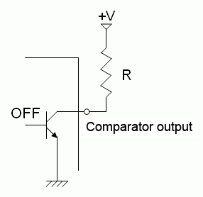 In the above example, the two outputs of the comparators are connected ...