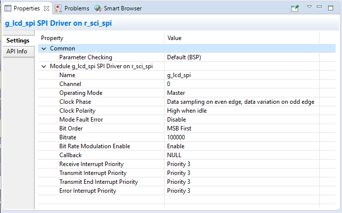 The configuration for the GLCD Controller is given below. Note the ...