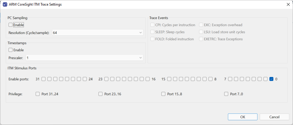 Then enable the Live Trace Console, and run the program, and you should see the output of the ...
